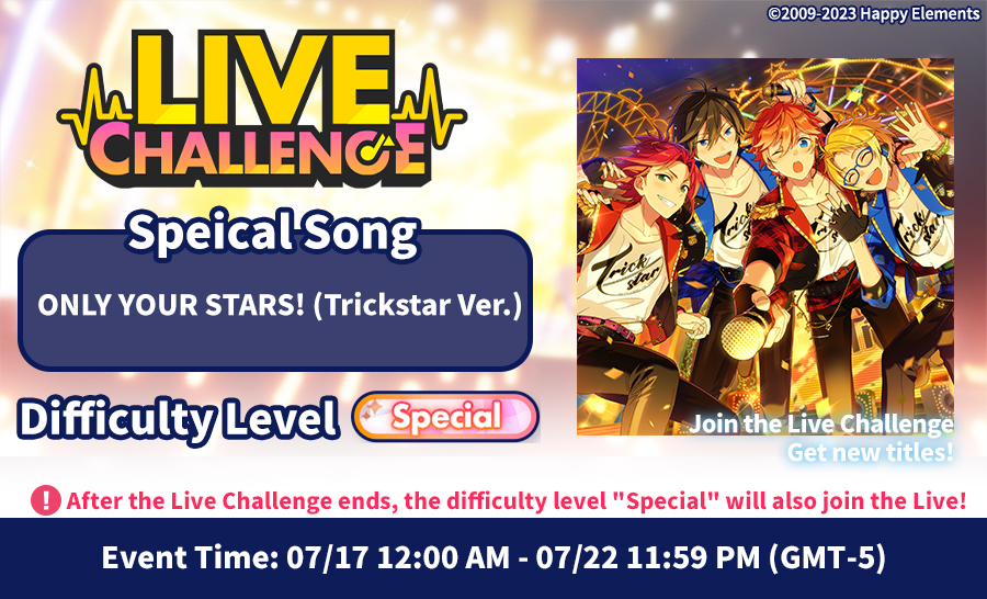 Ensemble Stars!! Music_EN on Twitter: "🎶Live Challenge - Special Difficulty is coming! ⏰Time ...
