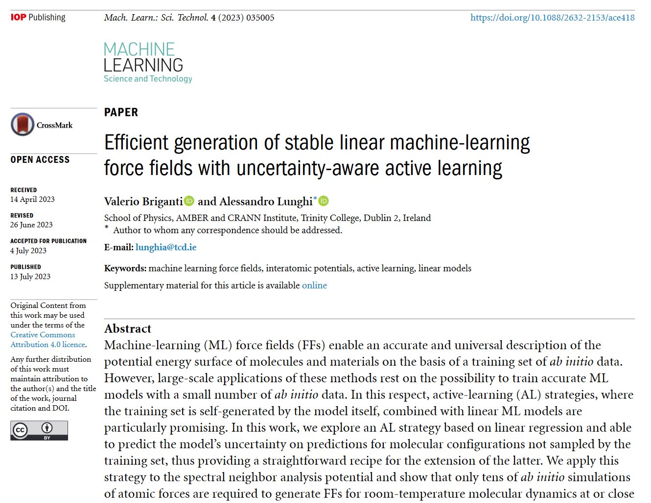 Machine Learning: Science and Technology on Twitter: "Great new work by @Vale_Brig @AleLunghi ...
