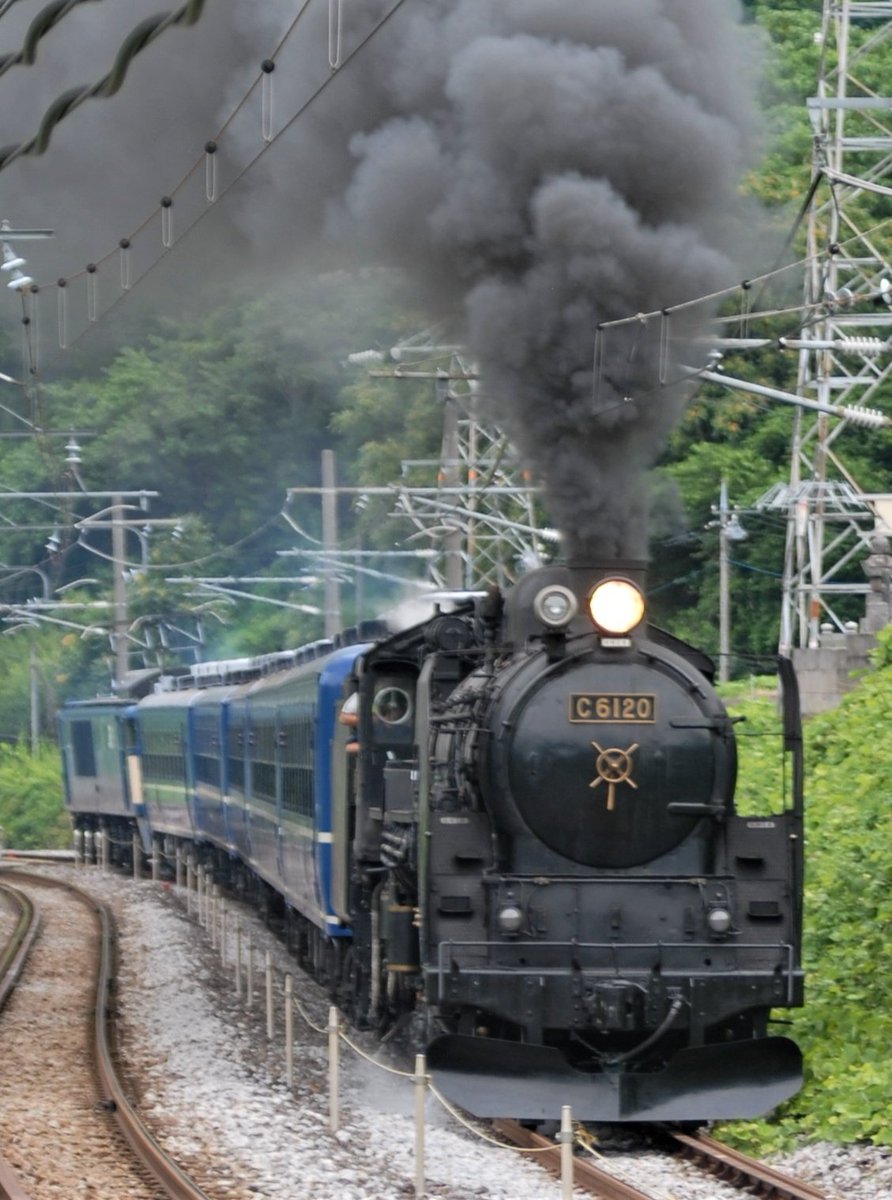 Moon🌙 on Twitter: "2023.7.14 2023.7.13撮影 C61 20+12系+EF641053 8731レ EF64 1053+C61 20+12系 8732レ キヤ ...