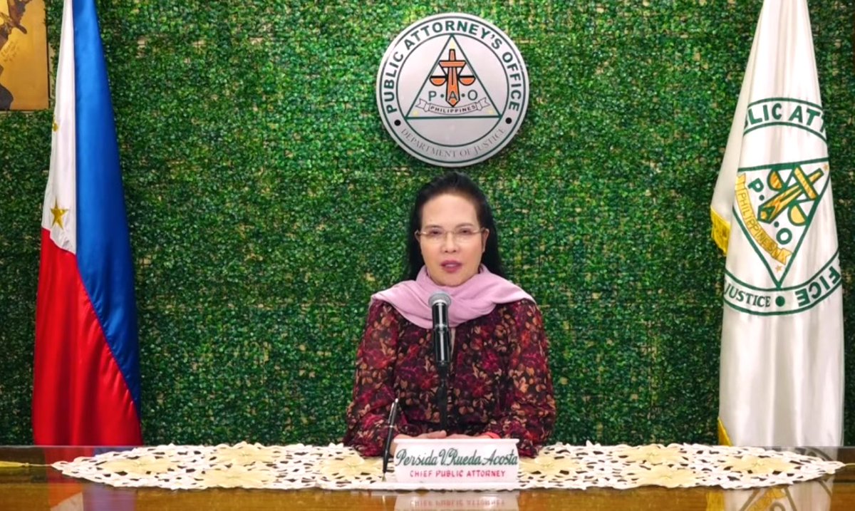 Rappler On Twitter Public Attorneys Office Chief Persida Acosta