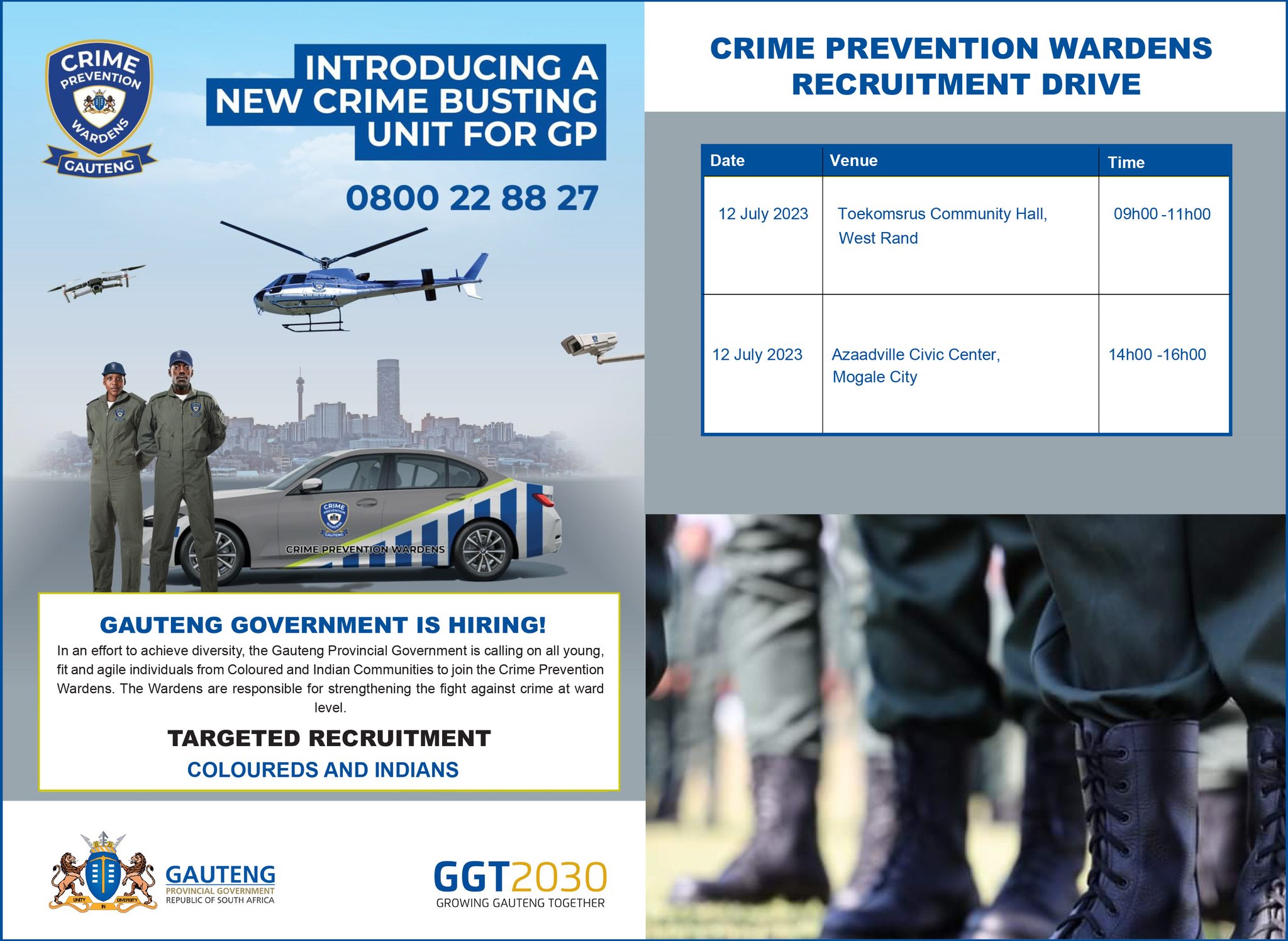 GP Department of Community Safety on Twitter: "West Rand, you're up next! The @GP_CommSafety ...