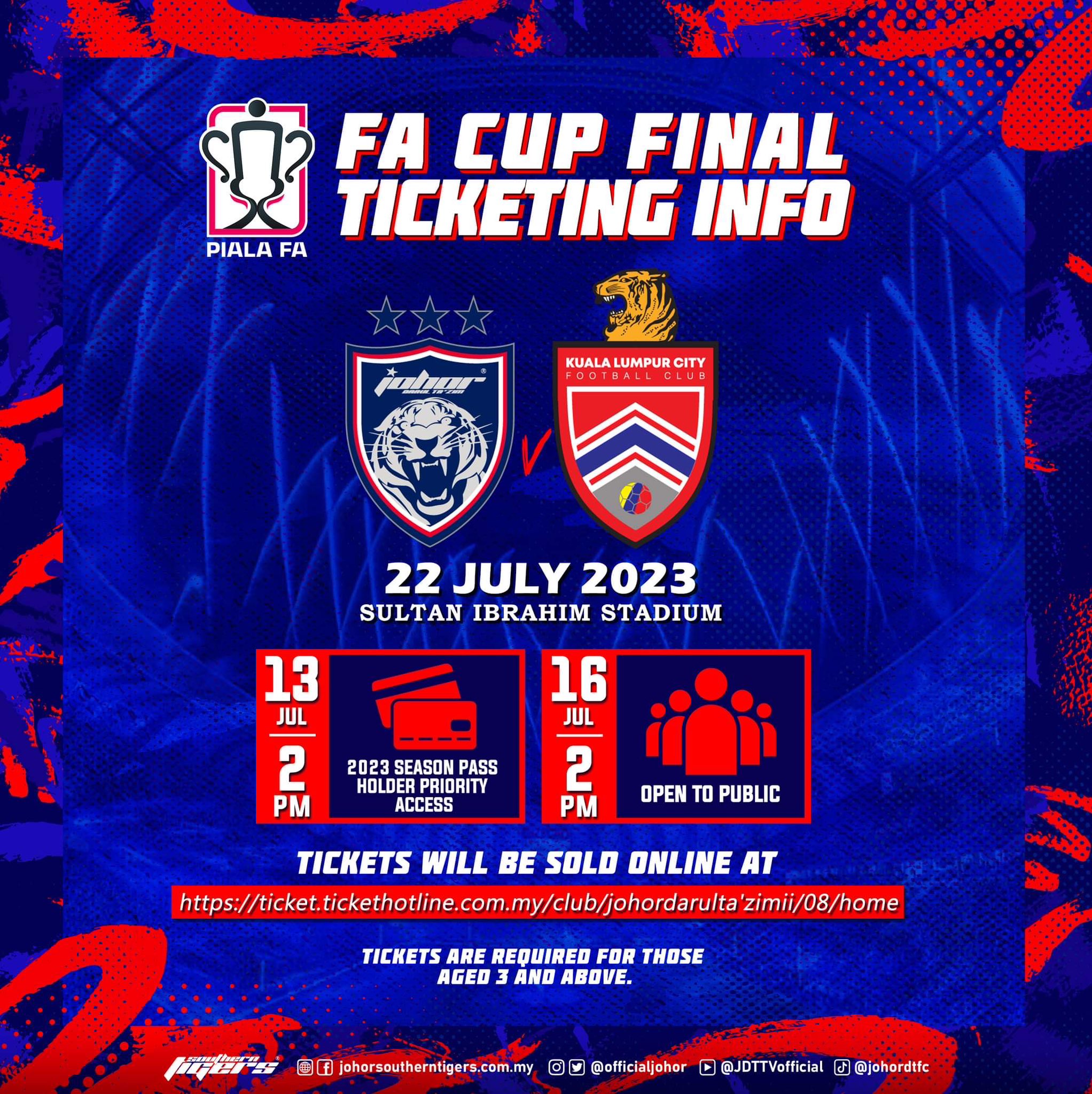 JOHORSouthernTigers on Twitter: "FA CUP FINAL TICKETING INFO Tickets for the FA Cup final ...