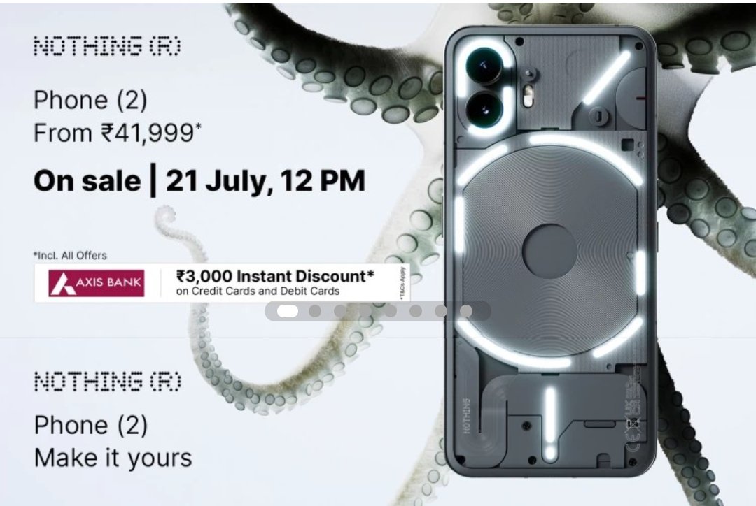 Tech Buddies on Twitter: "Nothing Phone 2 Launched in India. Specs & Price: - 6.7inch FHD+ OLED ...