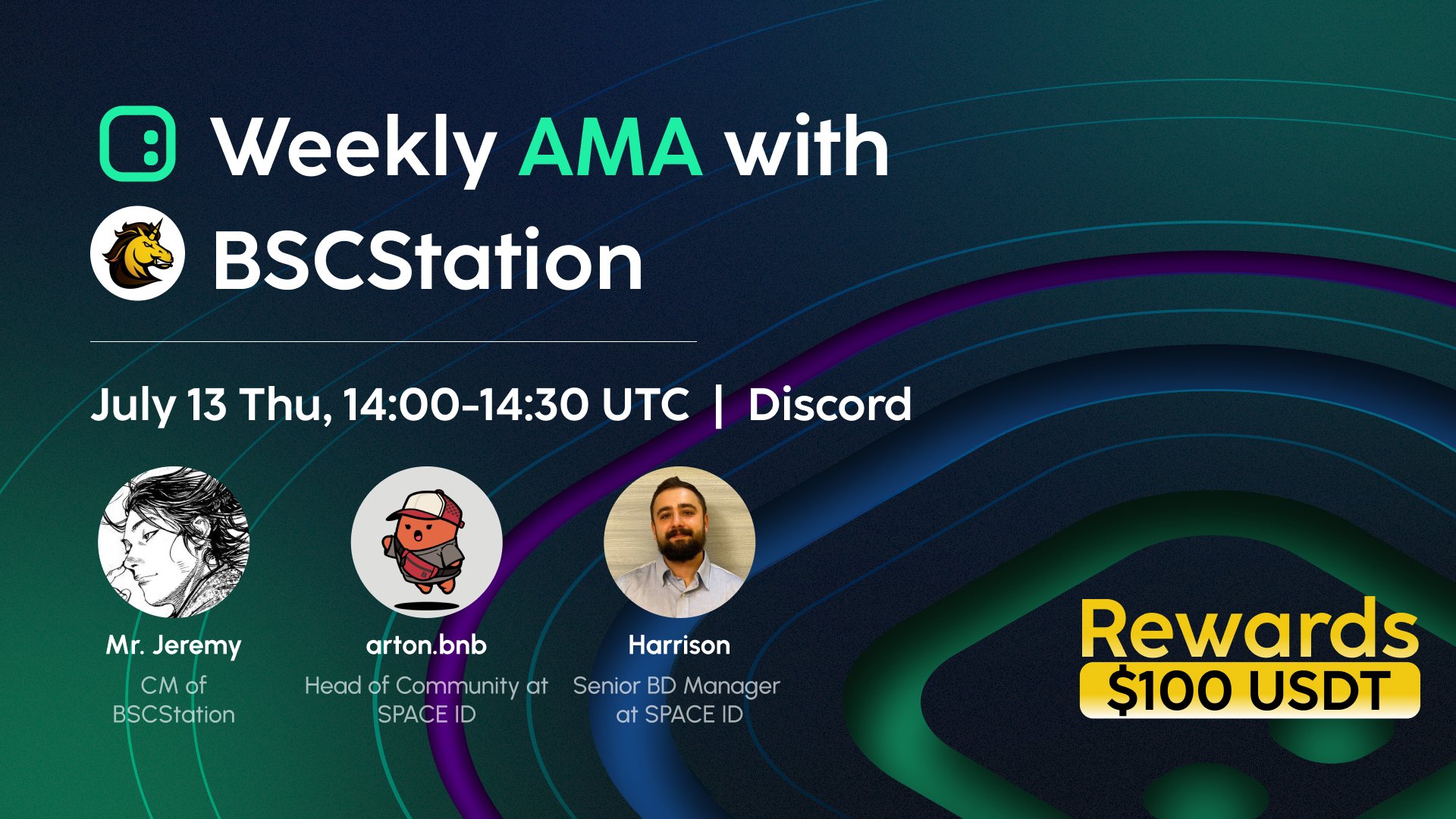 SPACE ID on Twitter: "Welcome our integration partner @bscstation to join the #SPACEID Weekly ...