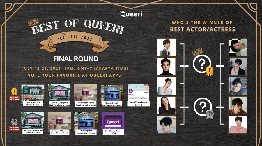 QueeRI on Twitter: "📣STARTING TODAY‼️ 🌟 FINAL ROUND WHO'S THE WINNER OF Queeri Best Actor ...