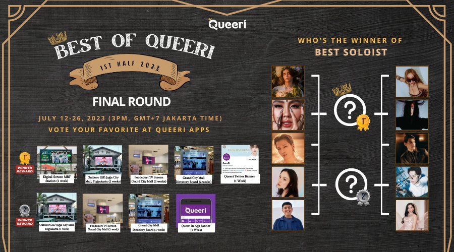 QueeRI on Twitter: "📣STARTING TODAY‼️ 🌟 FINAL ROUND WHO'S THE WINNER OF Queeri Best Soloist 1st ...