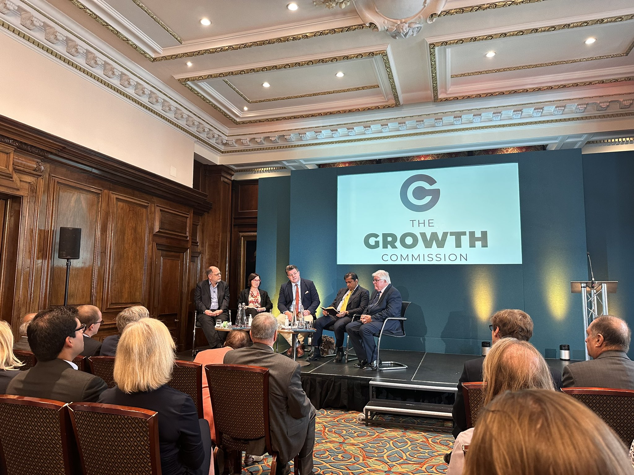 Calgie on Twitter: "Decent turnout for the launch of Liz Truss’s Growth Commission. She’s here ...