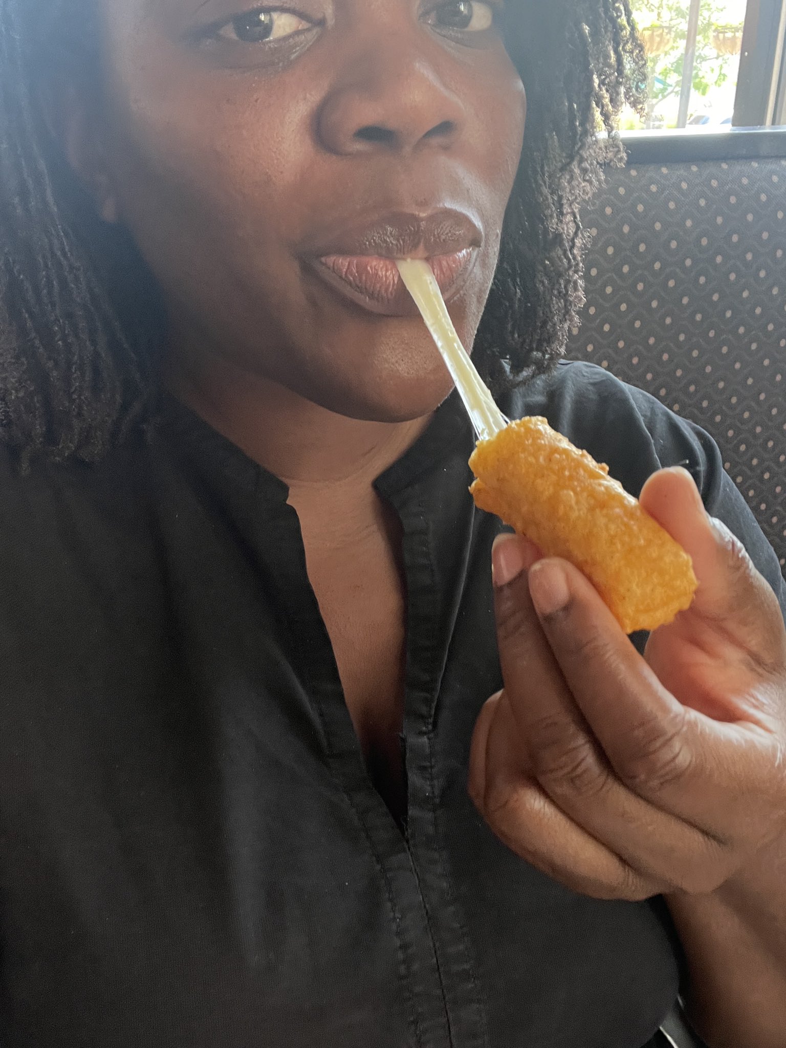 Girls Eating Corn Dogs