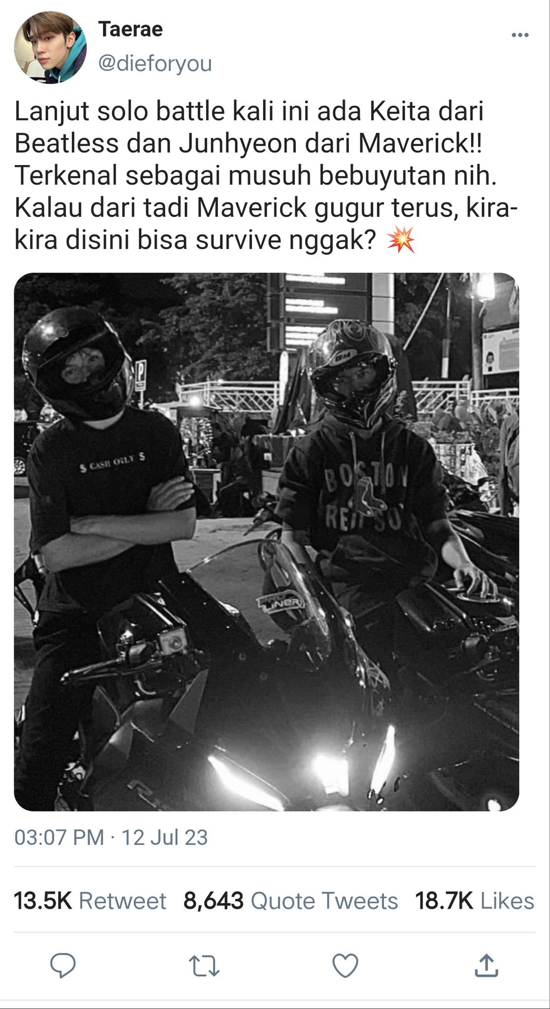 SKY🏹 on Twitter: "🌕 ; 4th solo battle: Beatless vs Maverick. https://t.co/IRtC9DkhA1" / Twitter