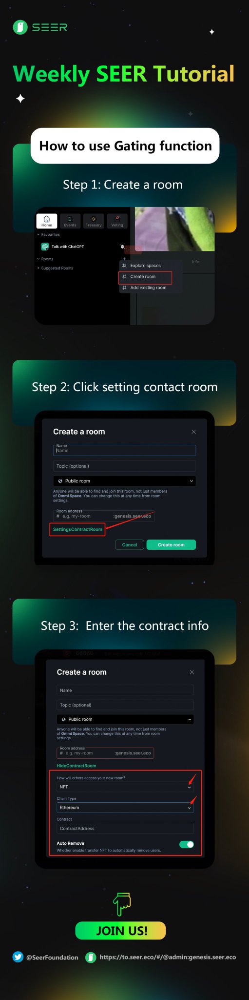 SEER.web3 on Twitter: "#Weekly SEER Tutorial“How to use gating function” 🏠 Want to create your ...