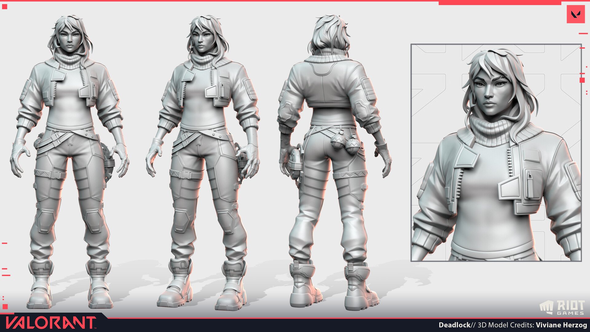 Jumaralo Hex on Twitter: "Deadlock 3D Model - VALORANT by Viviane Herzog https://t.co/xYAtuUqYQ0 ...