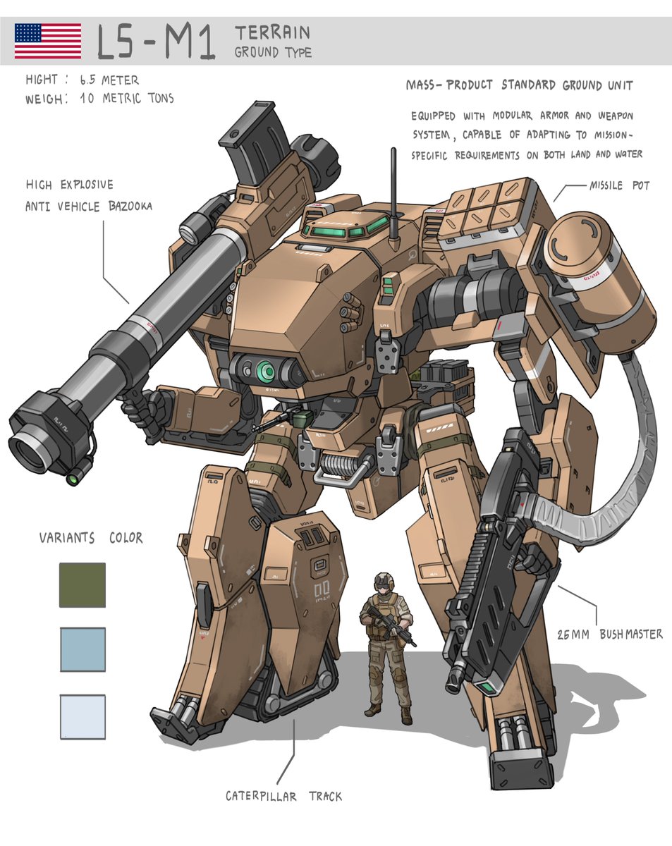 「#PortfolioDay HI! I sketch original mech」|Zen_Jirakunのイラスト