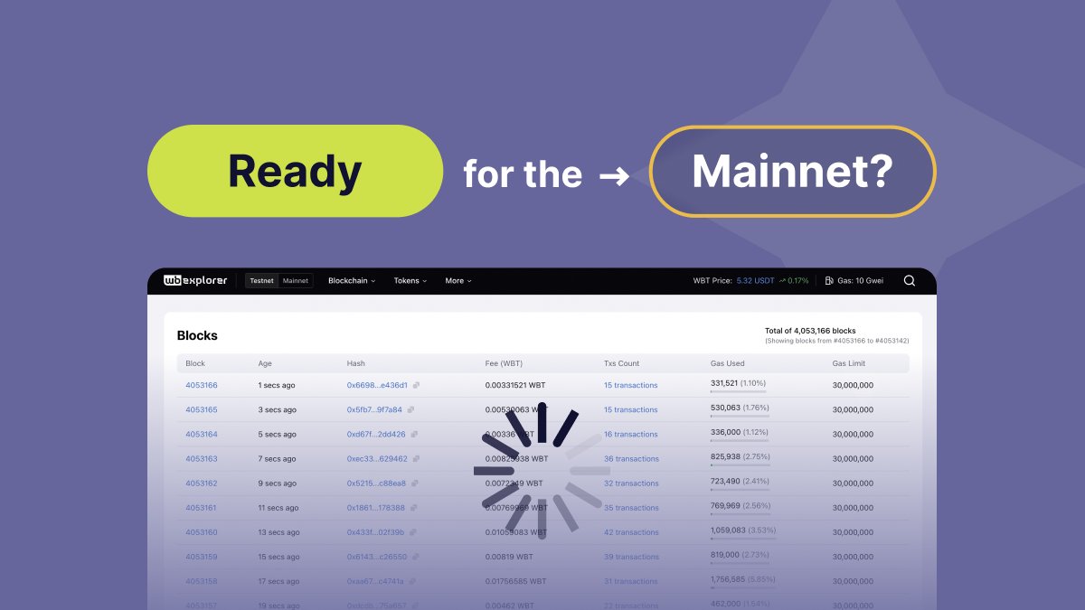 WhiteBIT Network on Twitter: "The time is ticking ⏰ The Mainnet launch is getting closer every ...