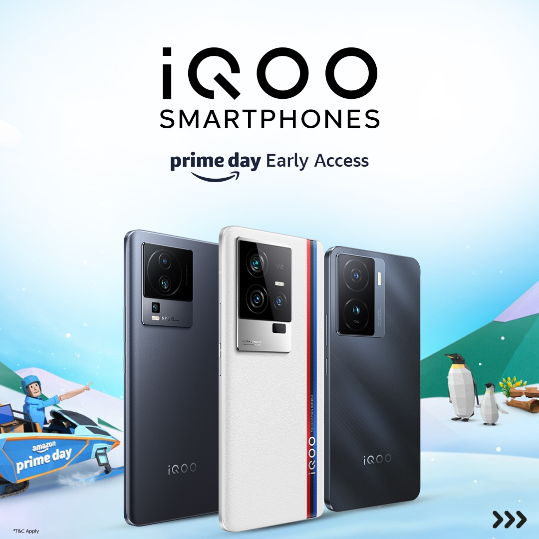iQOO India on Twitter: "The wait is over, #AmazonPrimeDay is finally here! Fast, powerful, and ...