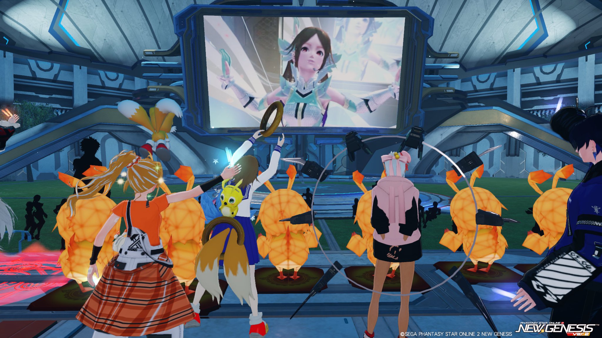 Muki Koizami (PSO2)🌟 (Ship 02) on Twitter: "This Movie Concert is great!!! #PSO2 #PSO2NGS # ...