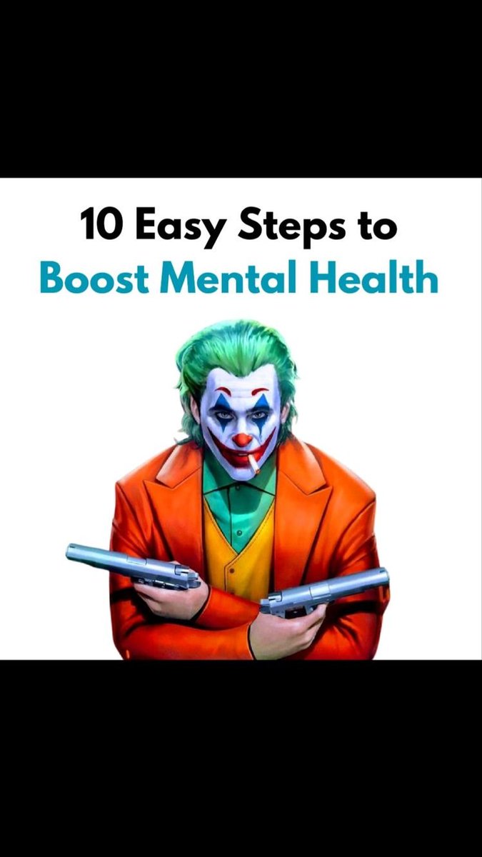 10 easy steps to Boost Mental Health: -Thread- - Thread from 𝐓𝐡𝐞 𝐑𝐞𝐚𝐥𝐦 ...