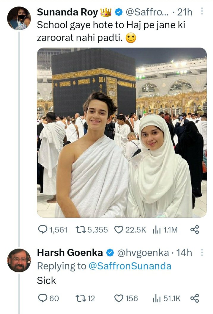 Mr Sinha on Twitter: "Lesson: Only targeting Hinduism is allowed as per Secularism. Also, such ...