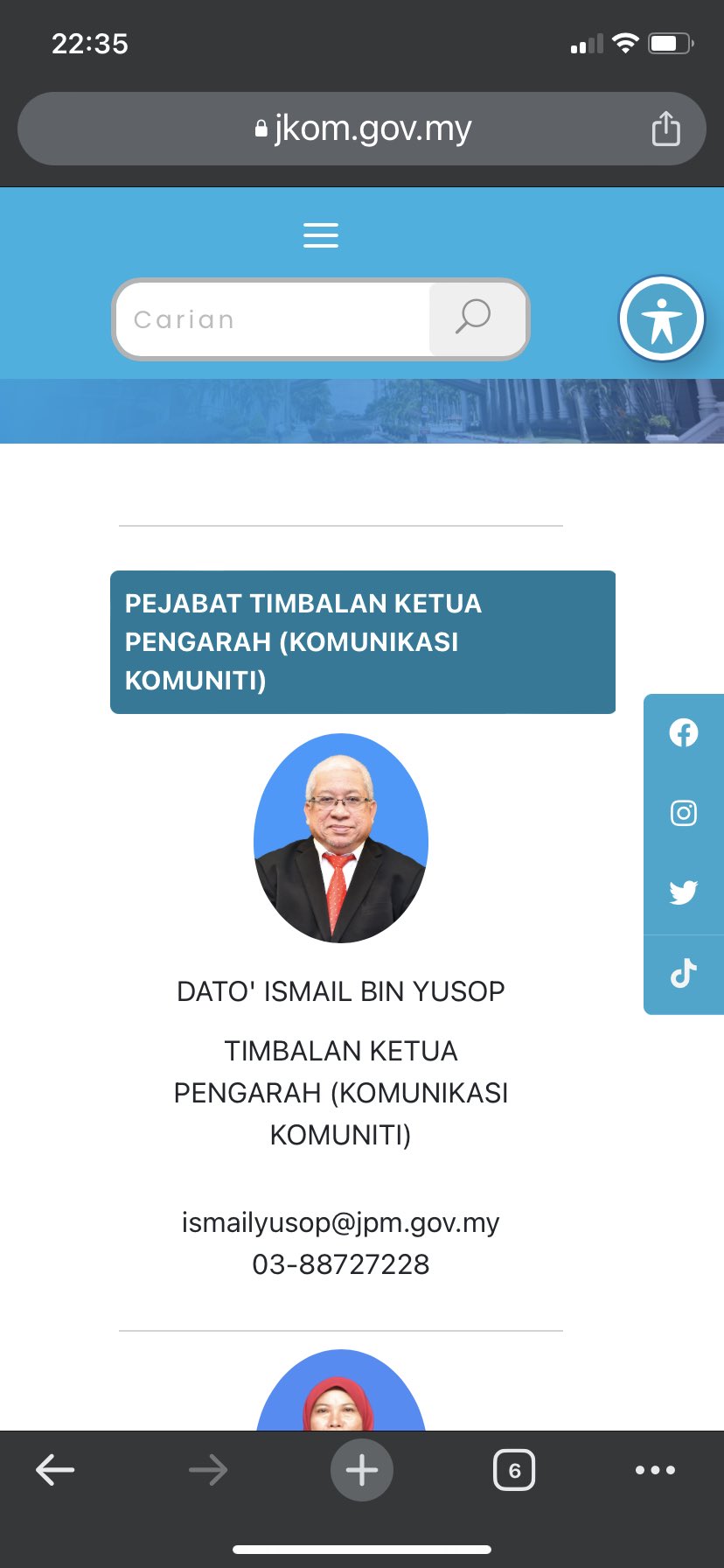 MiZainal on Twitter: "#TakBolehHarap punya JKOM, buang je la 1. Timbalan KETUA PENGARAH ...