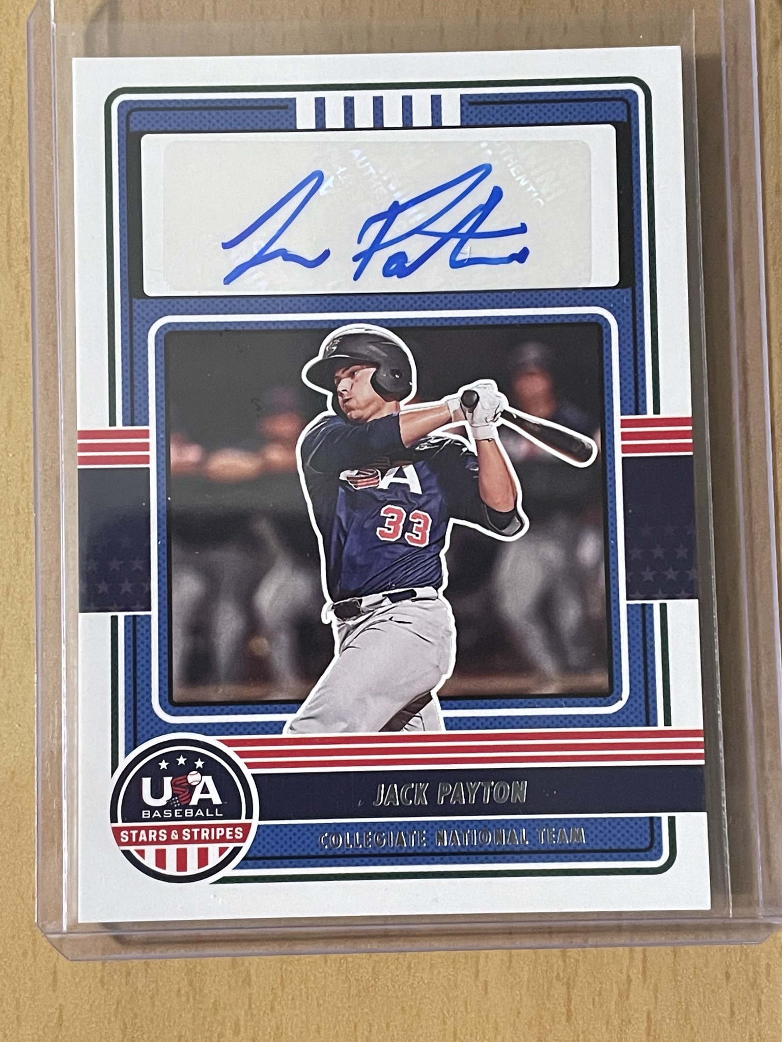 Prospects Live on Twitter: "🌟@jh00k's card of the day🌟 The card is a 2023 Panini Stars & Stripes ...