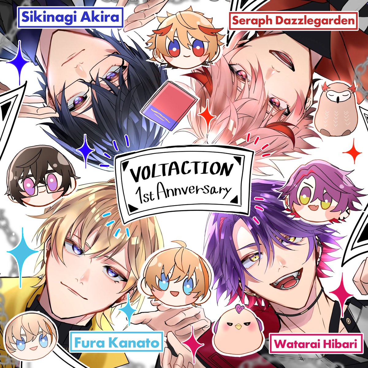 「おめでとう🎉🎉🎉 #VOLTACTION1周年 #VOLTA展 」niの漫画