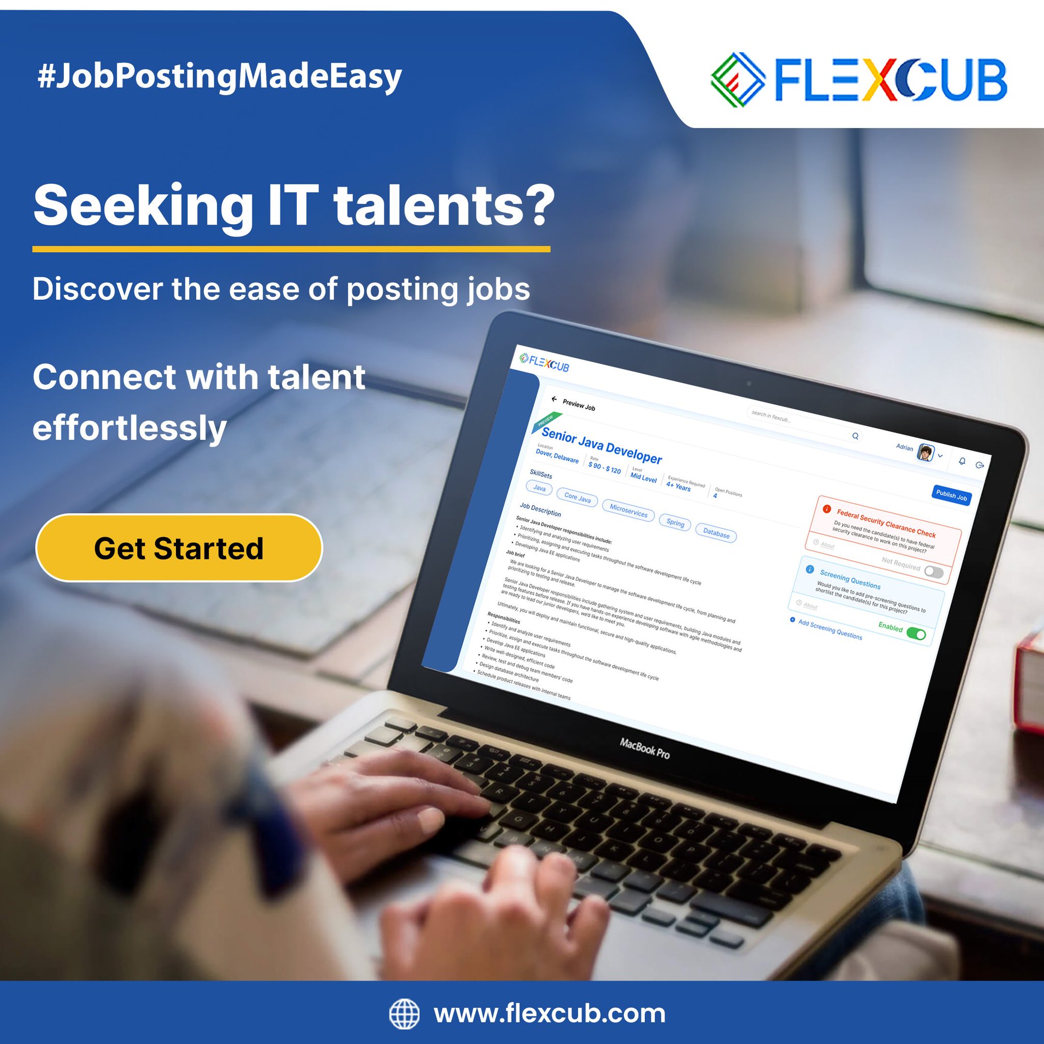 FlexCub on Twitter: "Discover the ease of posting jobs for skill seekers with FlexCub. Connect ...