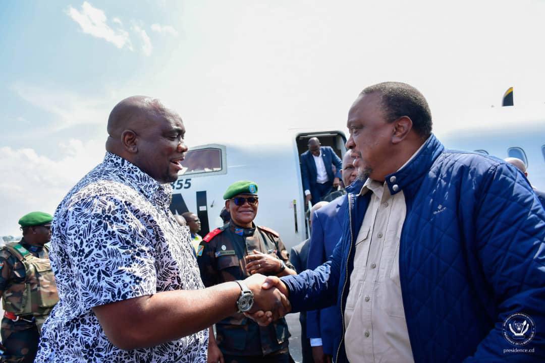 Présidence RDC 🇨🇩 on Twitter: "#RDC 12.07.2023|#Goma Uhuru Kenyatta, facilitateur de l'#EAC dans ...