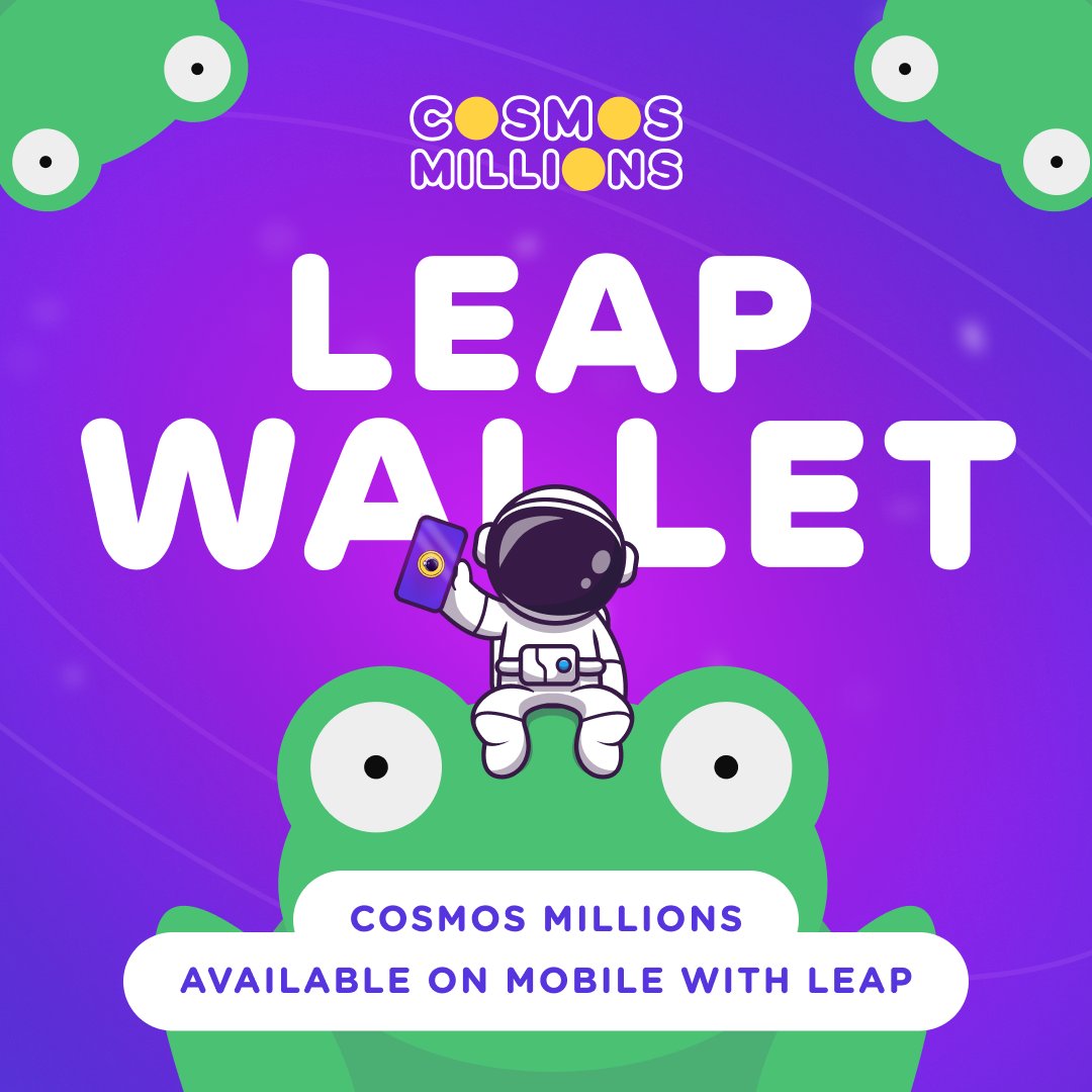 Cosmos Millions on Twitter: "Cosmos Millions now fits right in your pocket 🚀 📱 We're delighted ...
