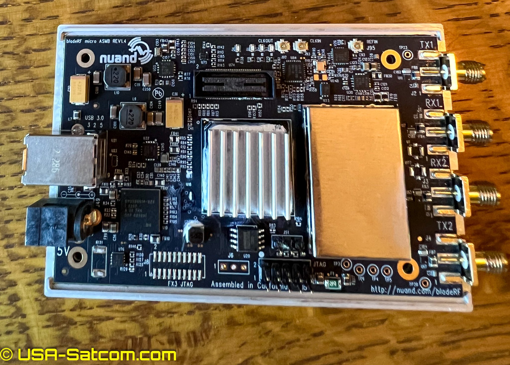 𝙐𝙎𝘼 𝙎𝙖𝙩𝙘𝙤𝙢™ on Twitter: "Excellent case for my BladeRF from @Audioplatinum. Now it's running ...