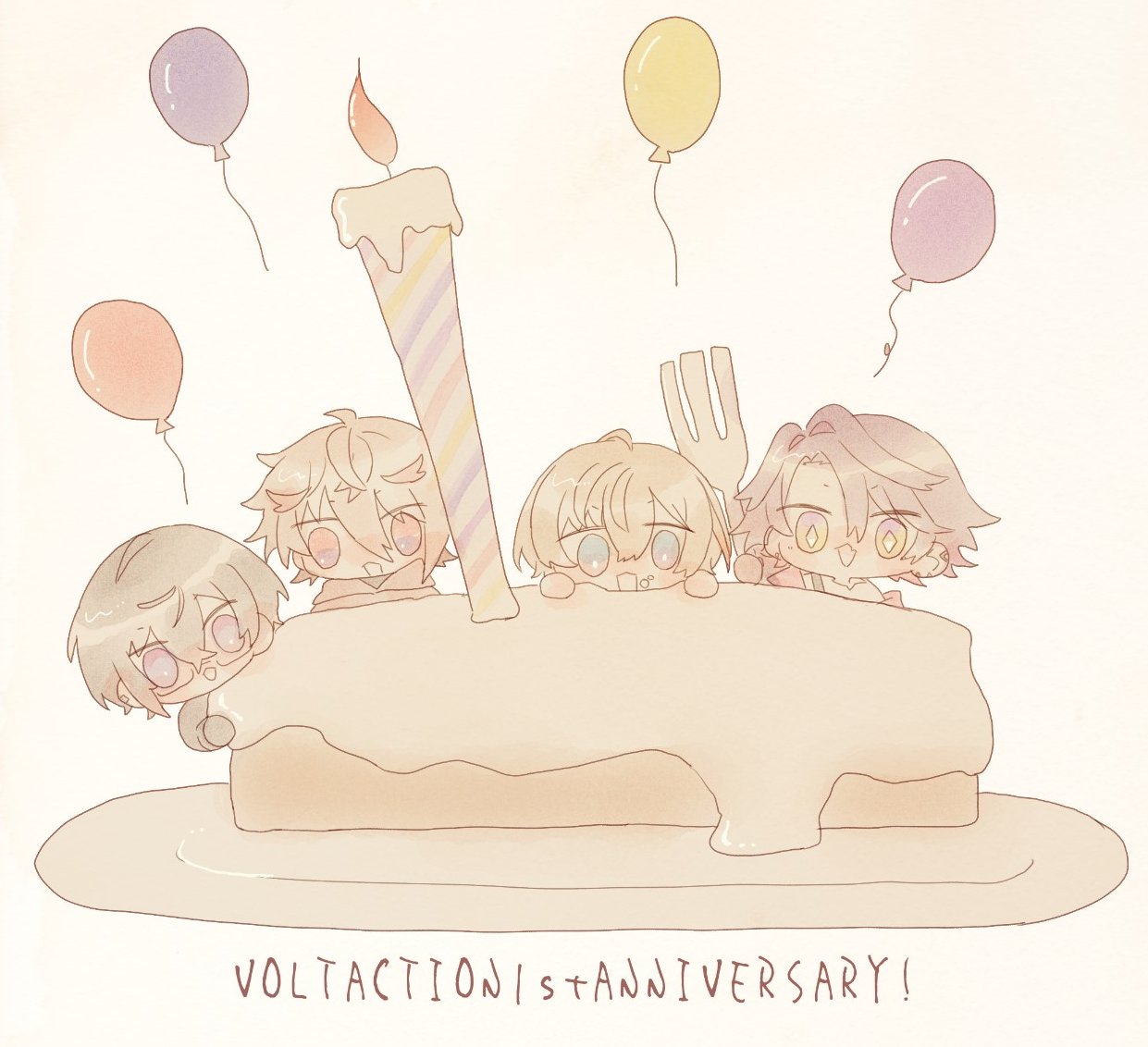 水海あめこ on Twitter: "#VOLTACTION1周年 おめでとうございます！！！ https://t.co/urvnUuO2ok" / Twitter