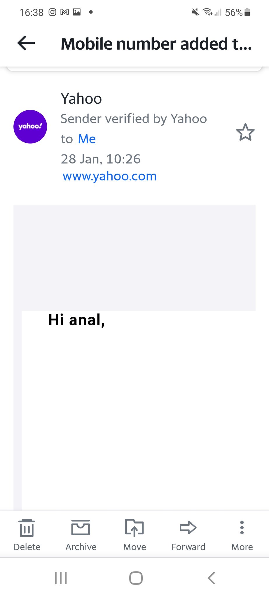 Miss Stone on Twitter: "Yahoo thinks my first name is ANAL 🤣 https://t.co/Wrr0oGJb2D" / Twitter