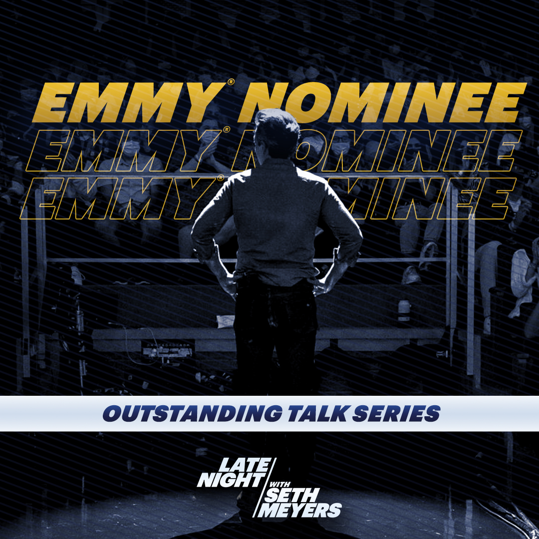 Late Night with Seth Meyers on Twitter: "#LNSM is an #Emmy nominee for Outstanding Talk Series ...