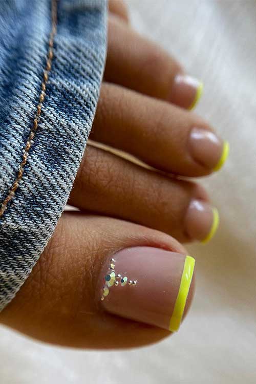 French Toe Nail Designs