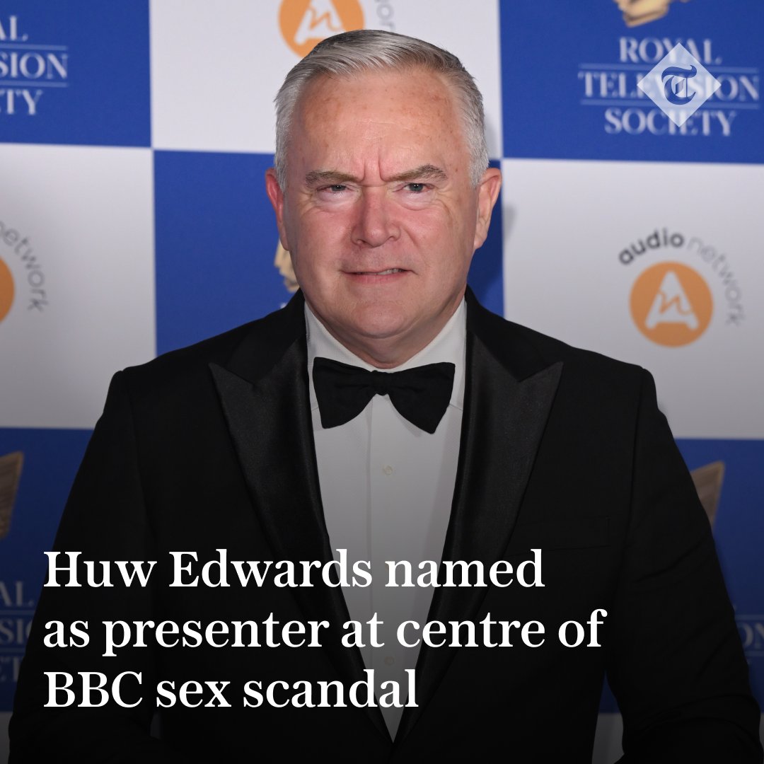 The Telegraph on Twitter: "🔴 Huw Edwards has been named as the BBC presenter at the centre of ...