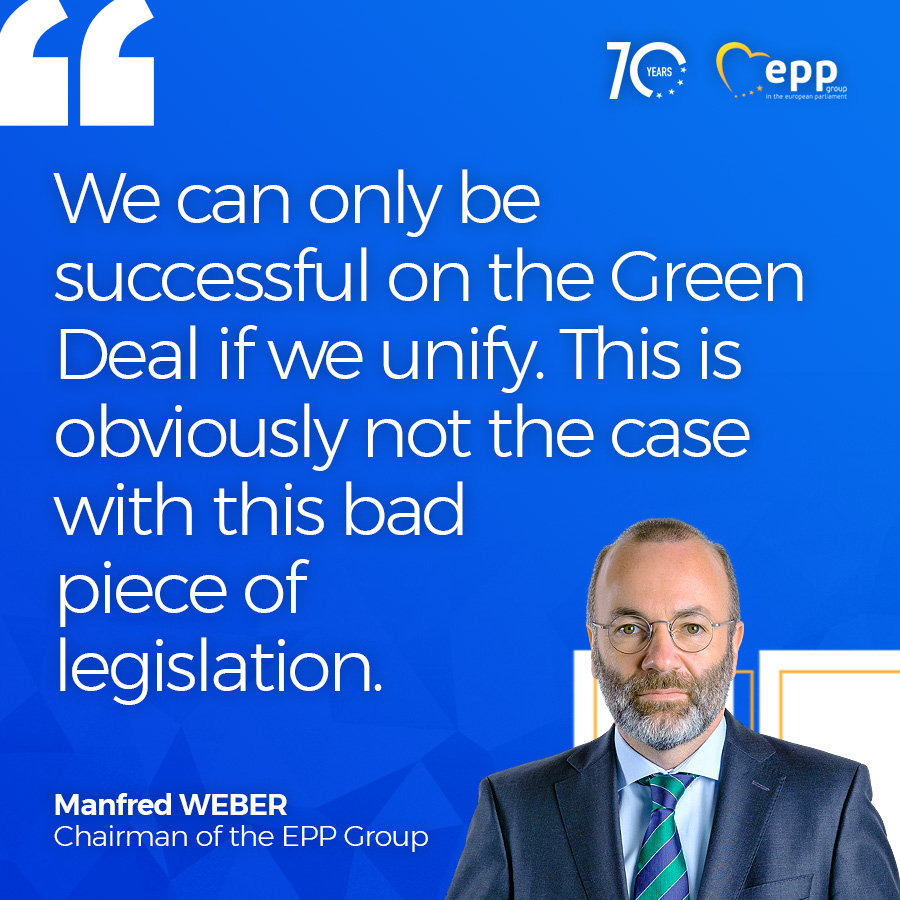 EPP Group on Twitter: "Key questions remain unanswered about the impact the #NatureRestoration ...