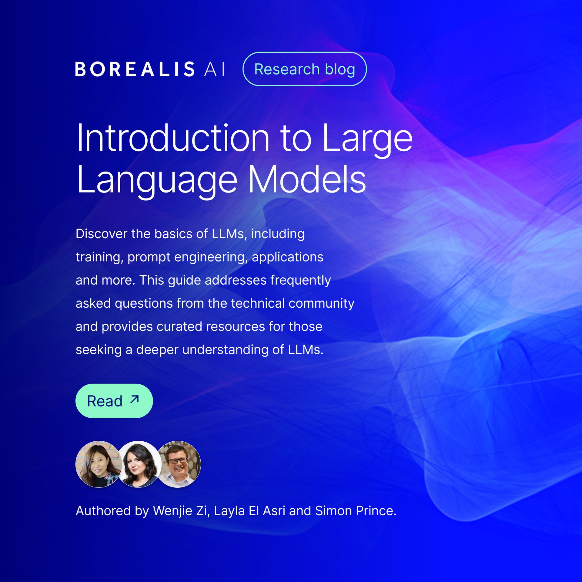 Borealis AI on Twitter: "Are you looking to learn about large language models (#LLMs)? Our new ...