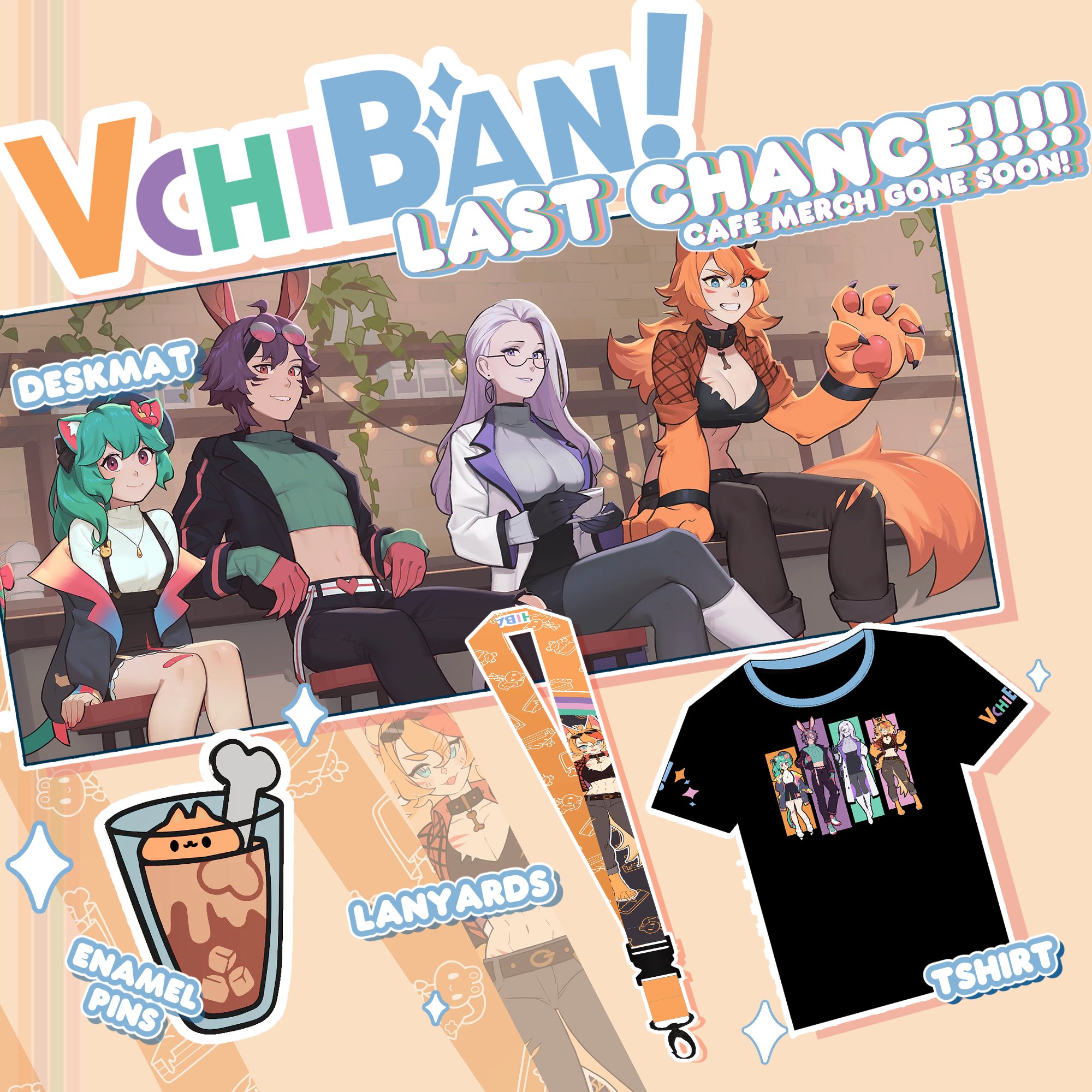Buffpup🦴 VCHIBAN on Twitter: "It's time for the @VCHIBAN CAFE merch to go BYE-BYE👋 🔻It's going ...