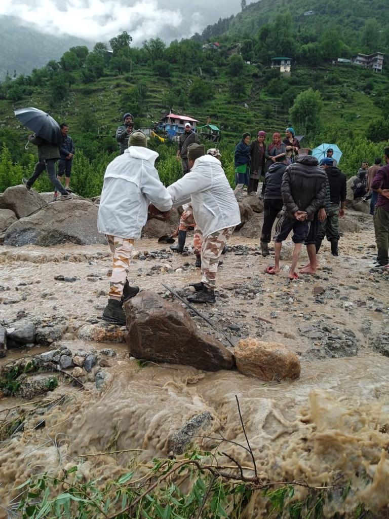 ITBP on Twitter: "A joint rescue operation, consisting ITBP, SDRF & Civil Administration, was ...