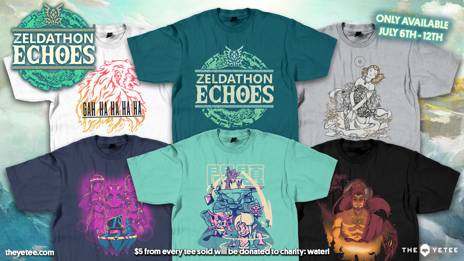 The Yetee 🌈 on Twitter: "Today's your last chance to pickup tees and merch from @Zeldathon ...