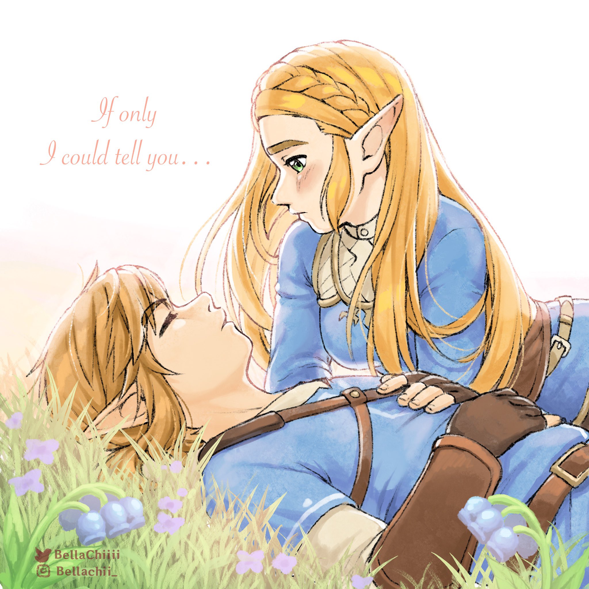 Legend Of Zelda Link And Zelda Love