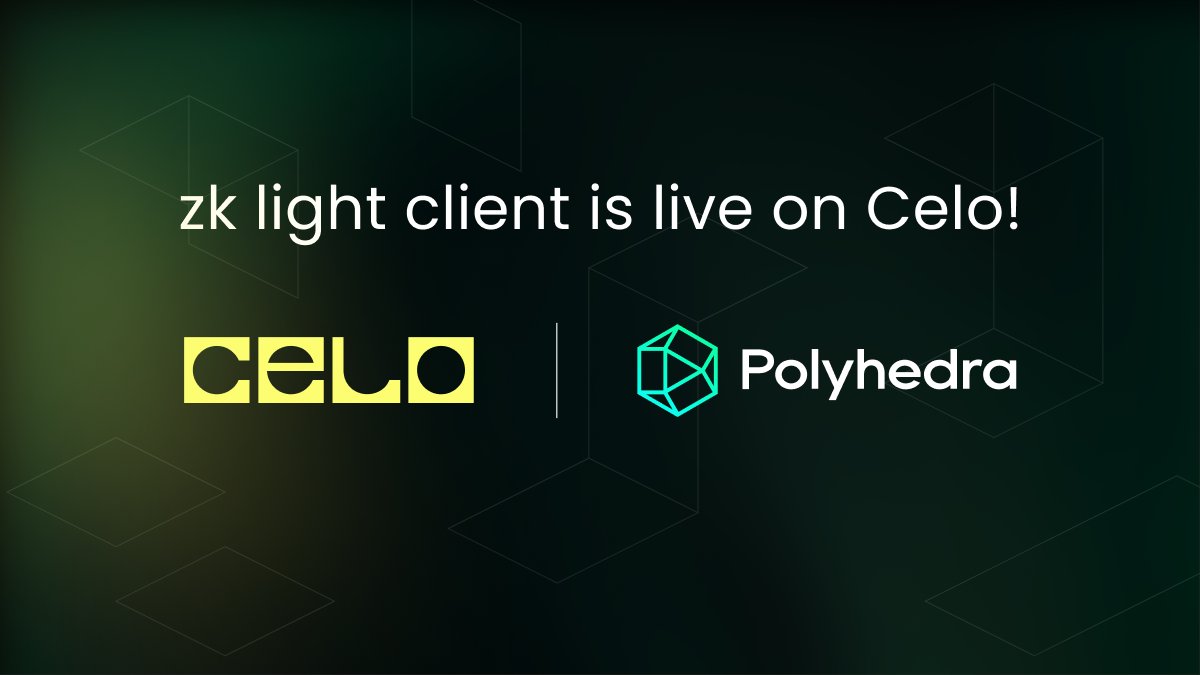 Polyhedra Network on Twitter: "Super excited to announce our collaboration with @CeloOrg! Our zk ...