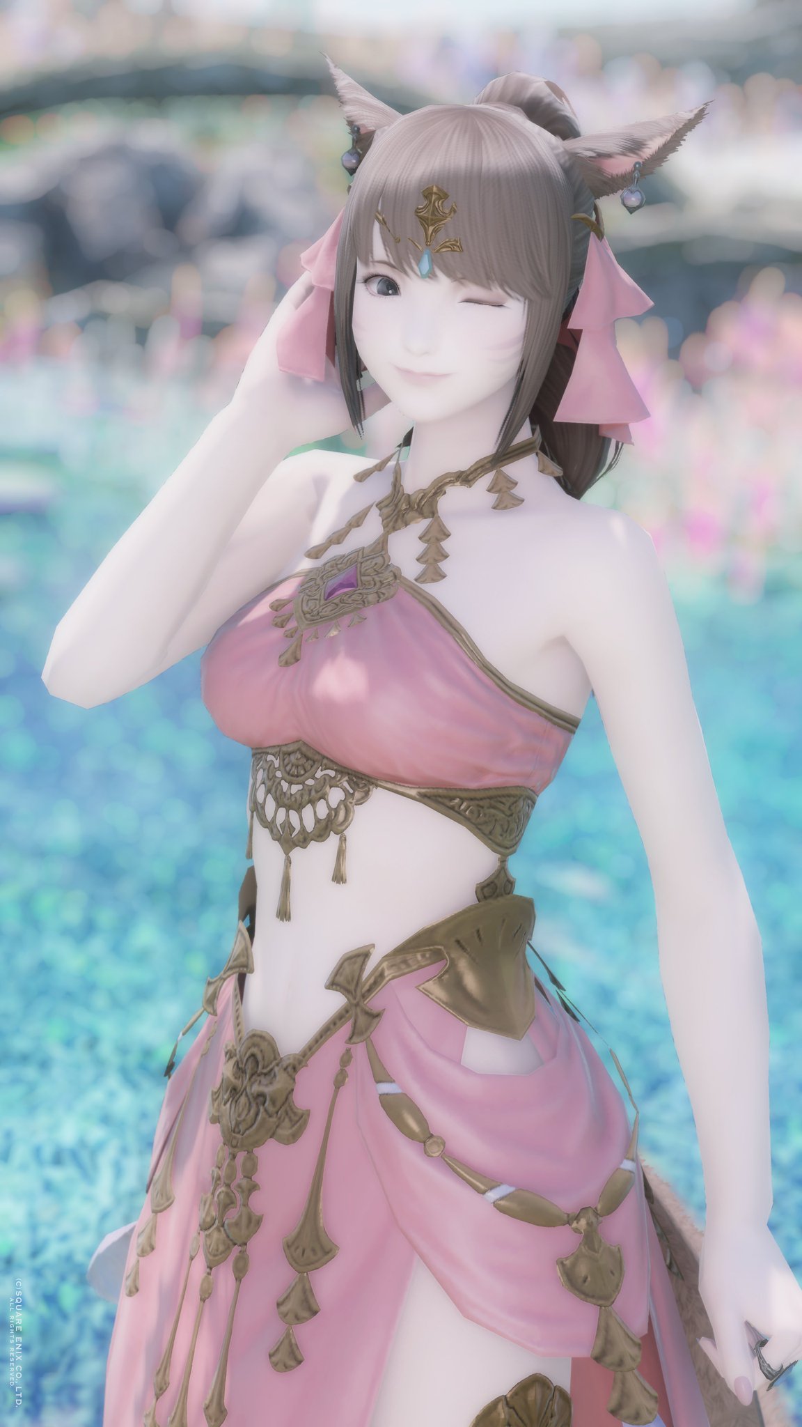 りりぃ@Ridill＆shinryu on Twitter: "おはよ( ´ω` ) サベネアン久しぶり着てみた👗 今日もゆるりがんばろぉ😉💕 #おはミコ #GPOSERS #FF14フレンド ...