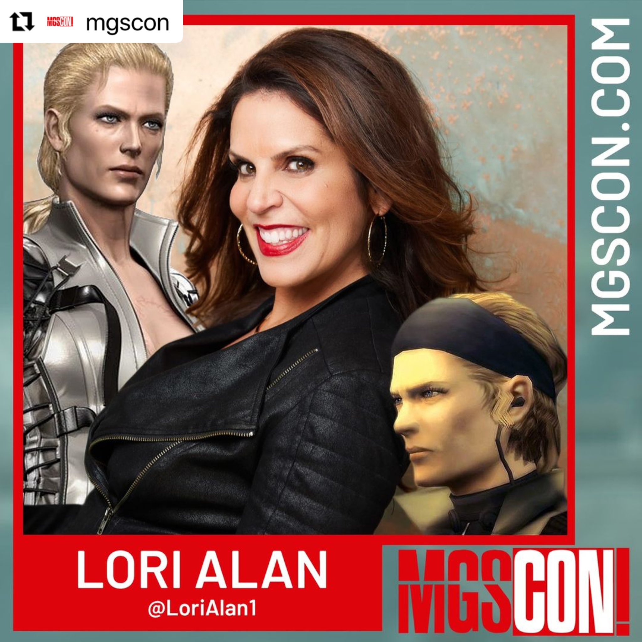 Lori Alan on Twitter: "💗THE Boss herself will be joining the troops at MGSCON! The only thing we ...