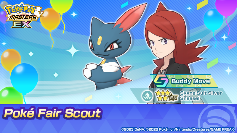Pokémon Masters EX on Twitter: "The Sygna Suit Silver Poké Fair Scout ends on July 14 at 10:59 p ...