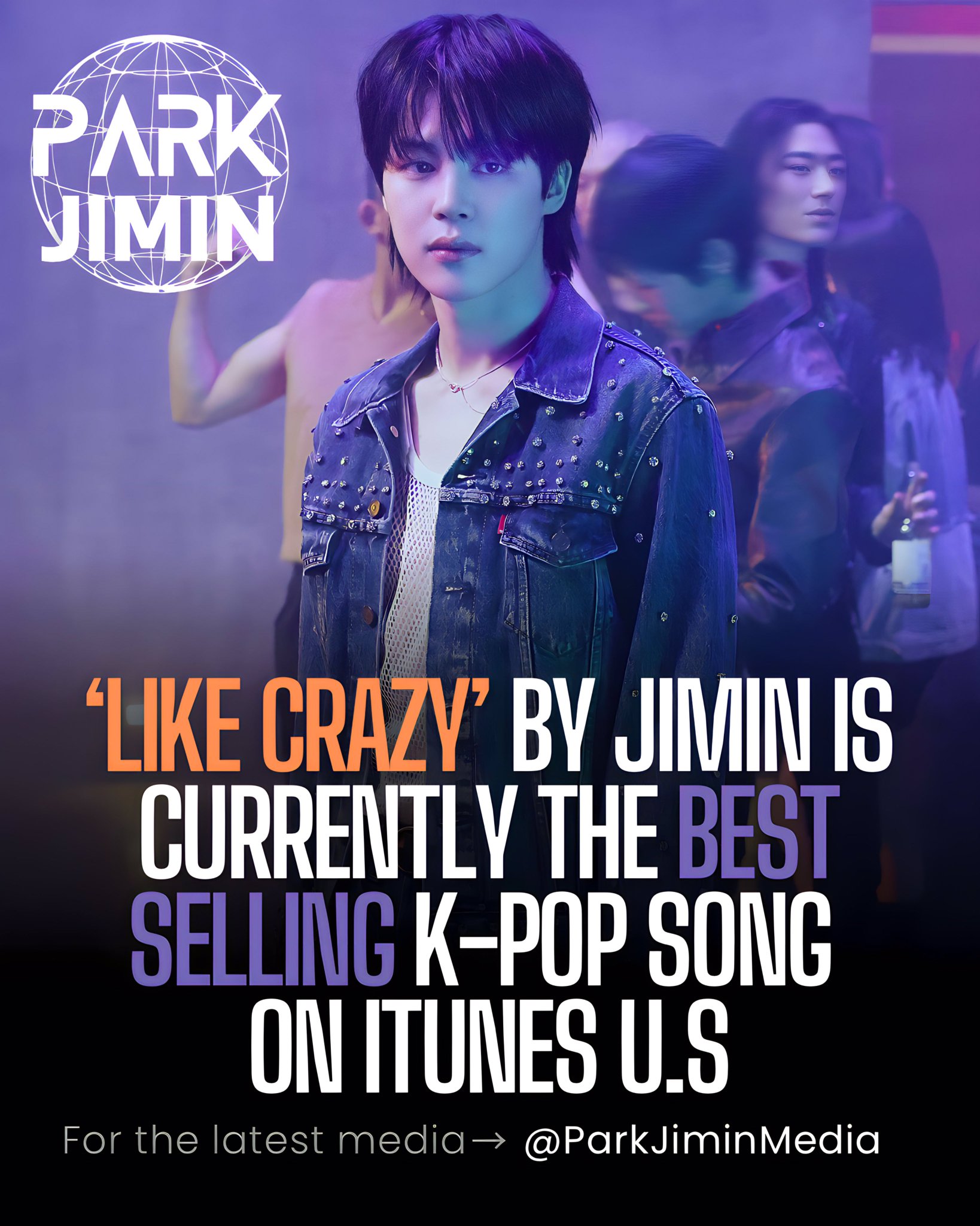 Park Jimin Media on Twitter: "'#LikeCrazy' by #JIMIN is currently the best-selling K-pop song on ...