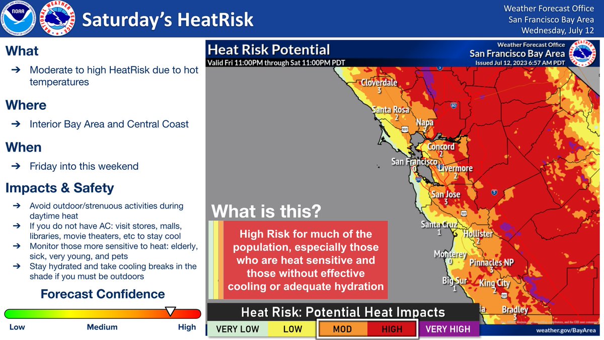 County Of Santa Clara On Twitter Rt Nwsbayarea Excessive Heat