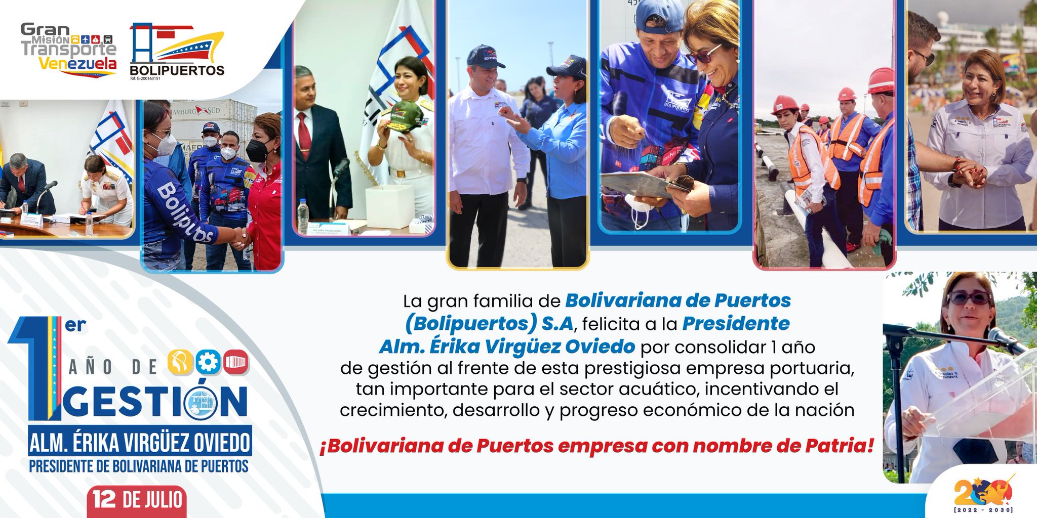 Bolipuertos Oficial 🇻🇪 On Twitter Aniversario 🥳 Desde Bolivariana De