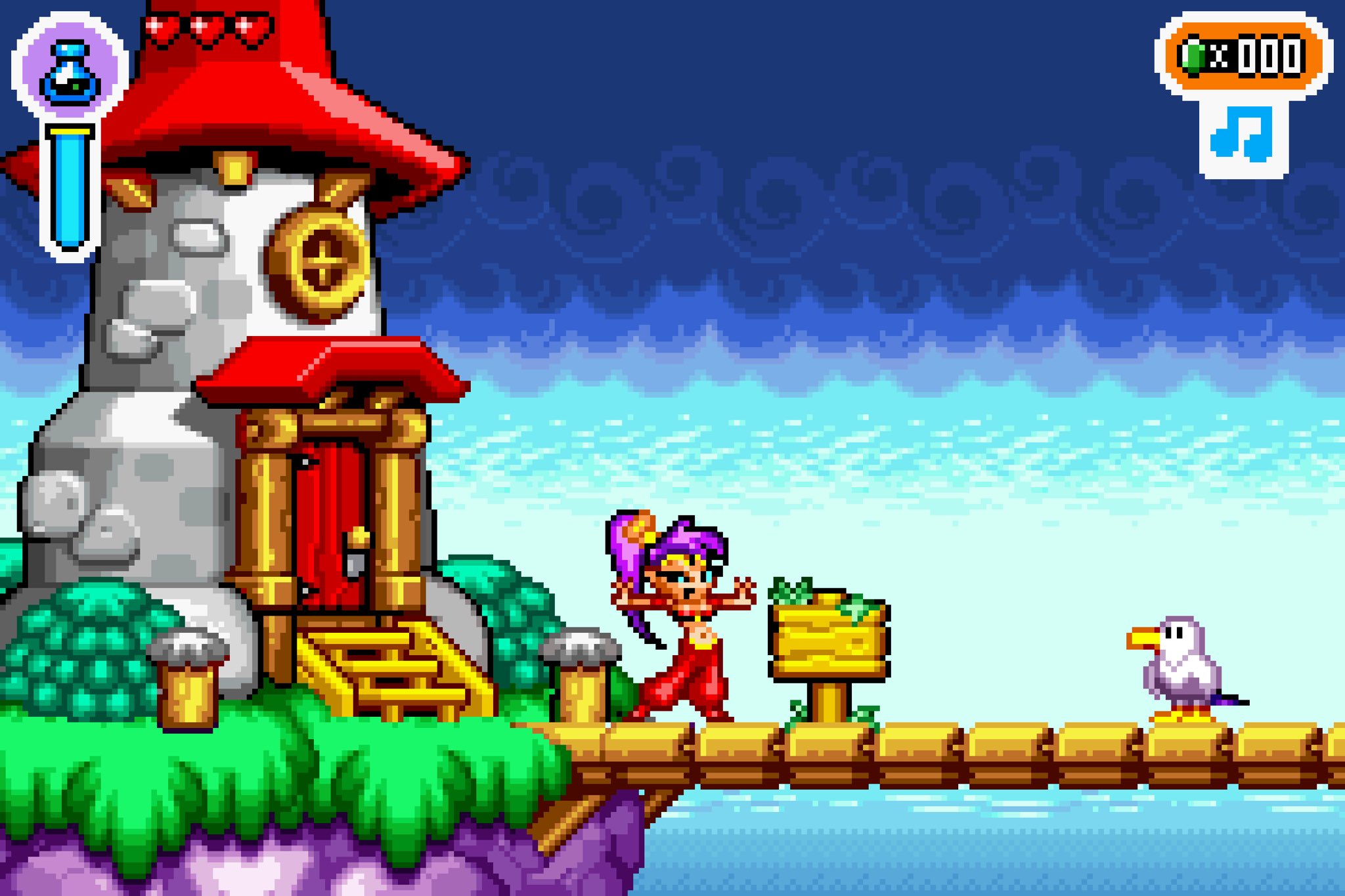 Matt Bozon on Twitter: "Screen shots from newly announced restoration project (the lost #Shantae ...