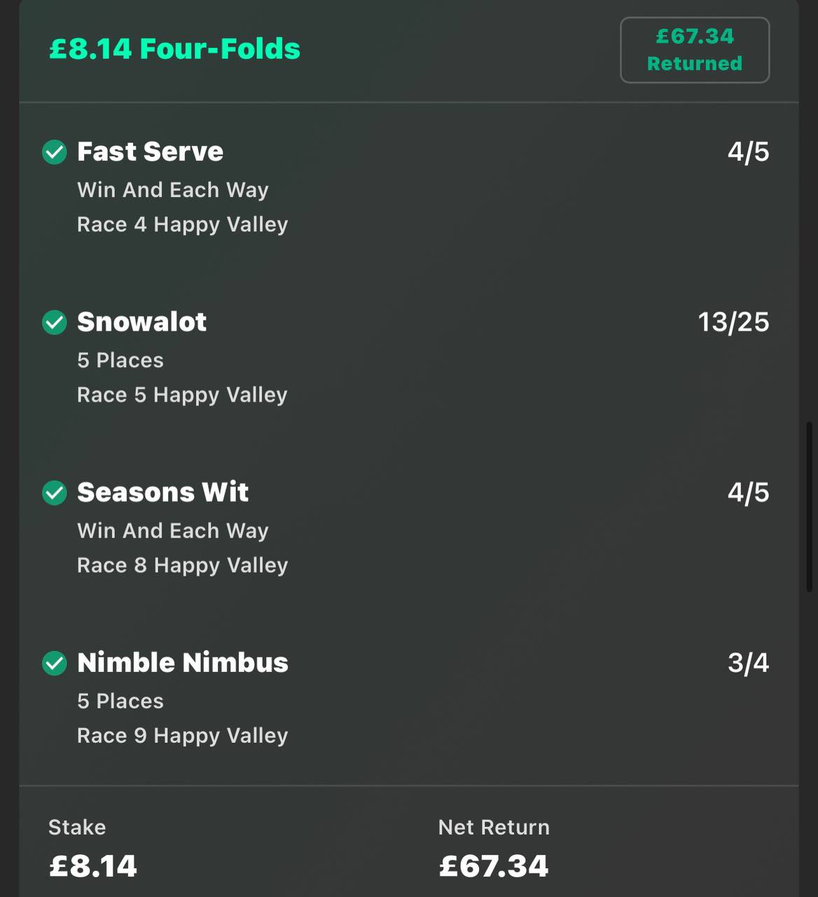 Australian Horse Tips 🇦🇺🐎 on Twitter: "🇦🇺🇭🇰🐎 That’s 3 winning placcas in the space of 4 days. 26 ...