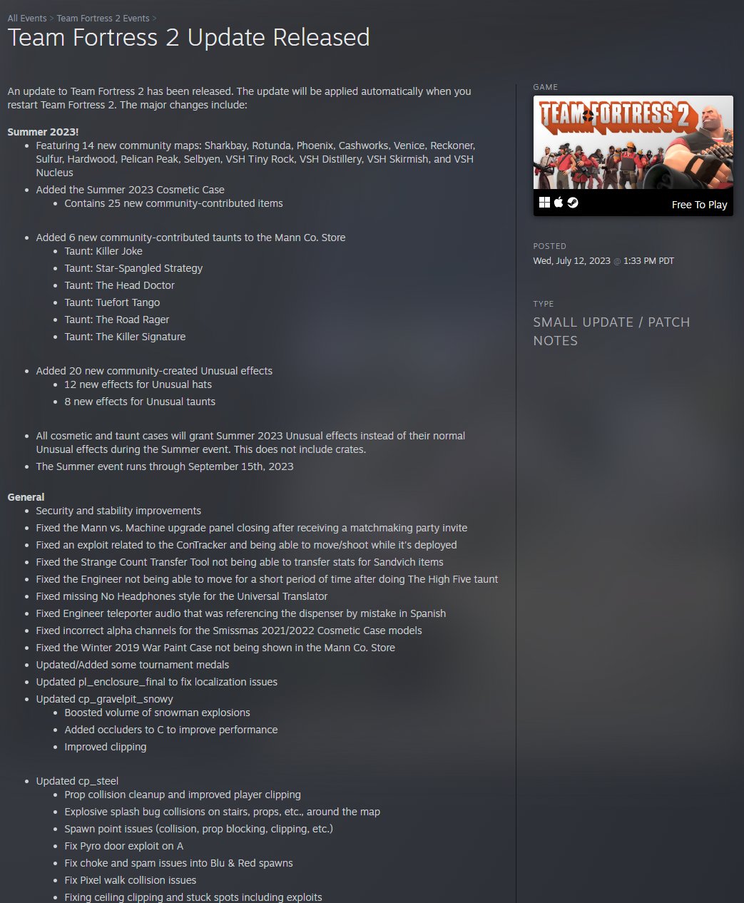 Team Fortress 2 Warehouse