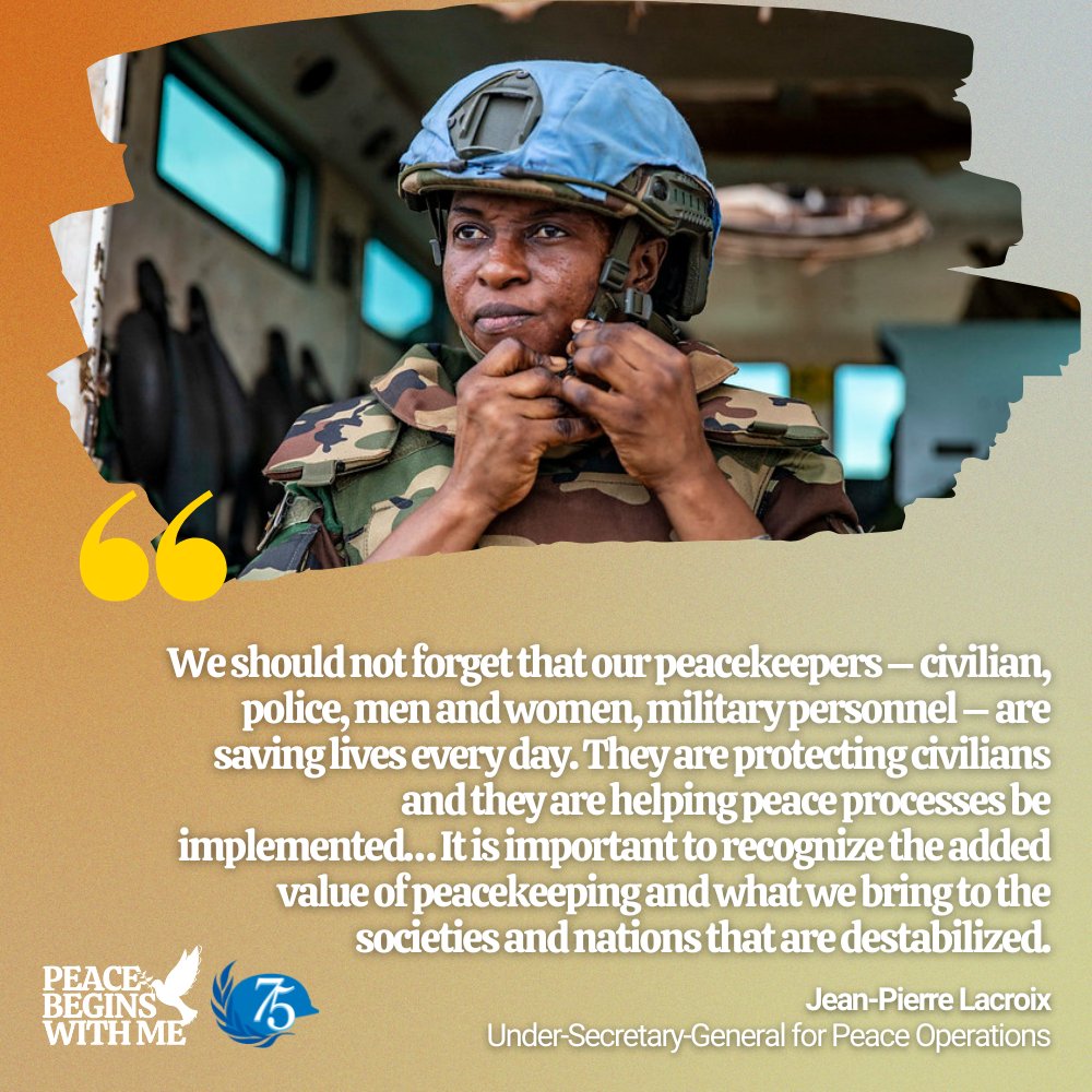 Unmiss On Twitter Rt Unpeacekeeping Peacebegins With Dedicated